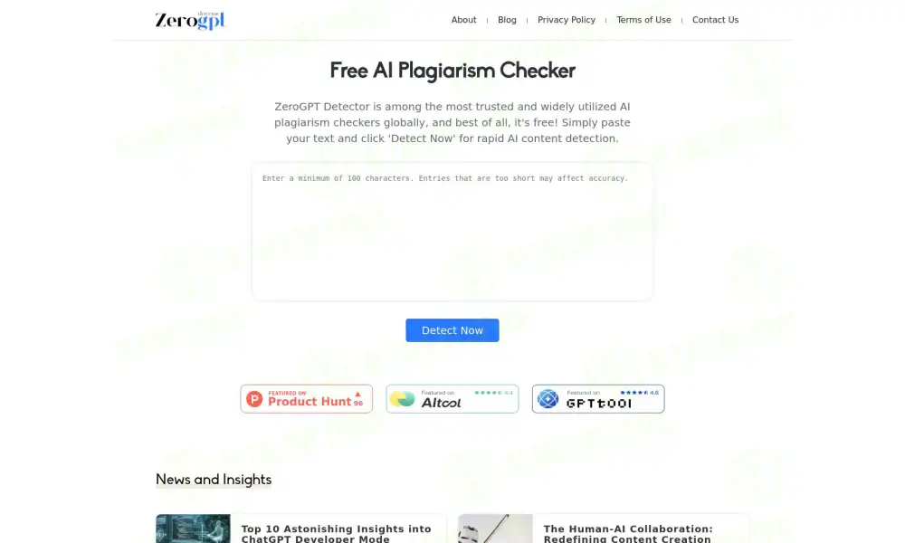 ZeroGPT Detector: Try Top AI Tools | AI Talent Space