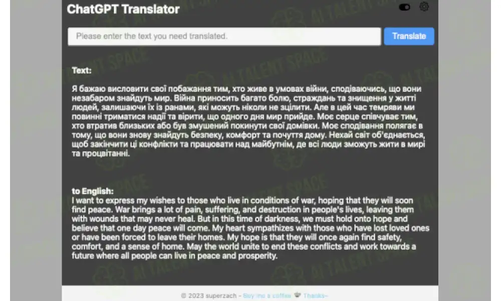 ChatGPT Translator: Try Top AI Tools | AI Talent Space