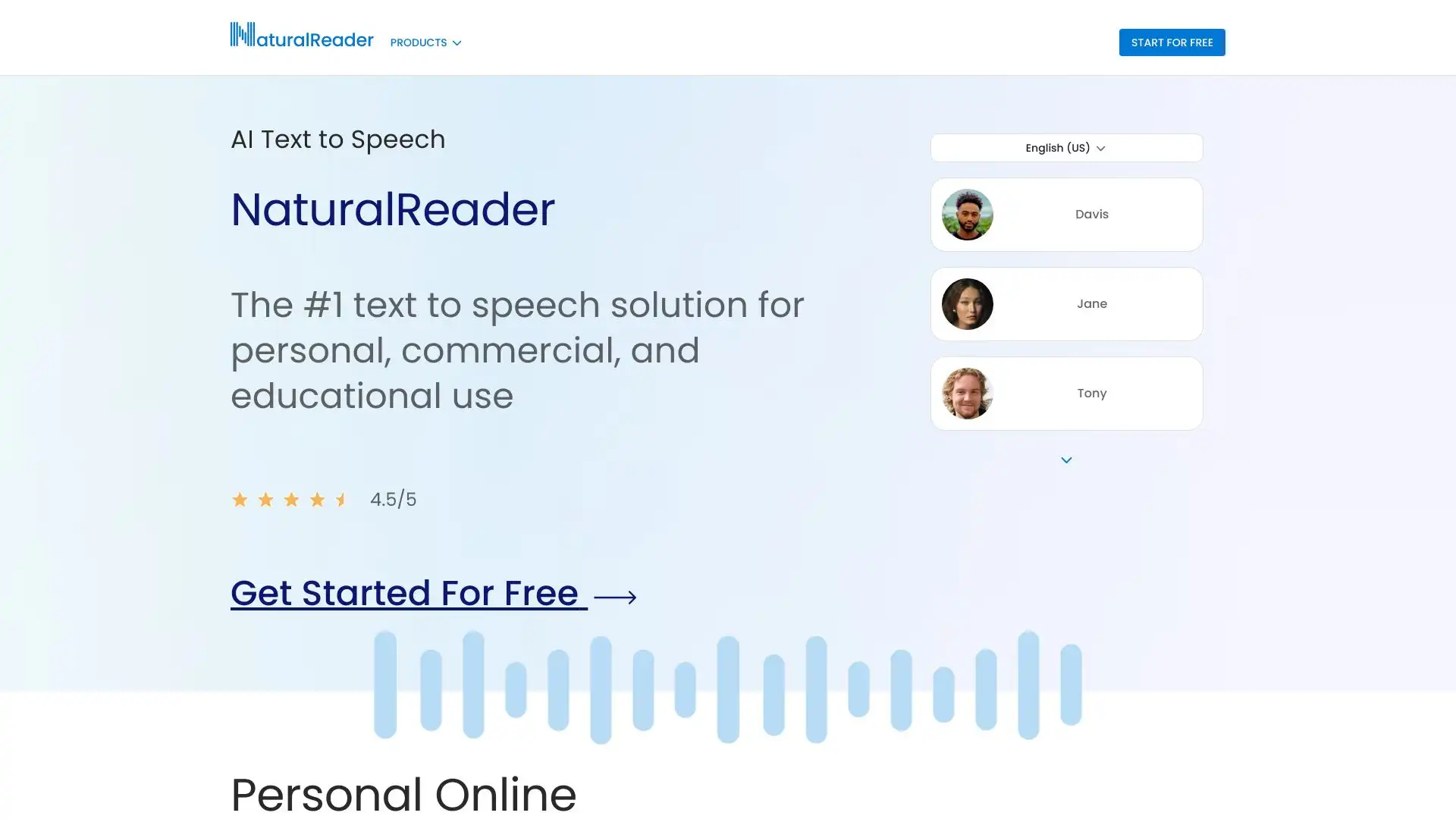 NaturalReader: Try Top AI Tools | AI Talent Space