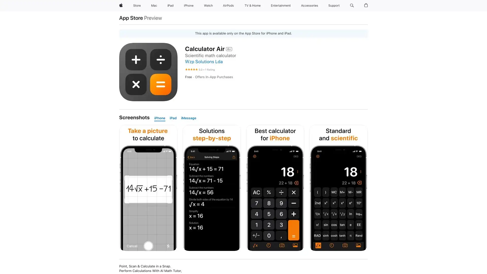 Calculator Air: Try Top AI Tools | AI Talent Space