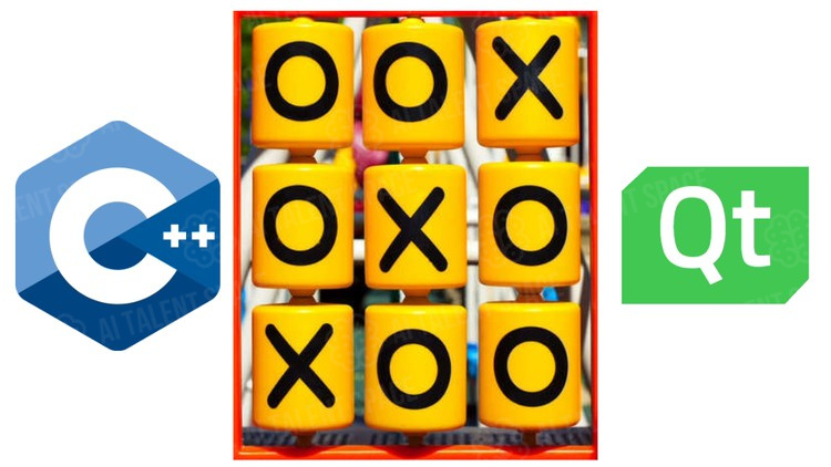 Tic-Tac-Toe Game with AI - The Complete Qt C++ Game Course | AI course