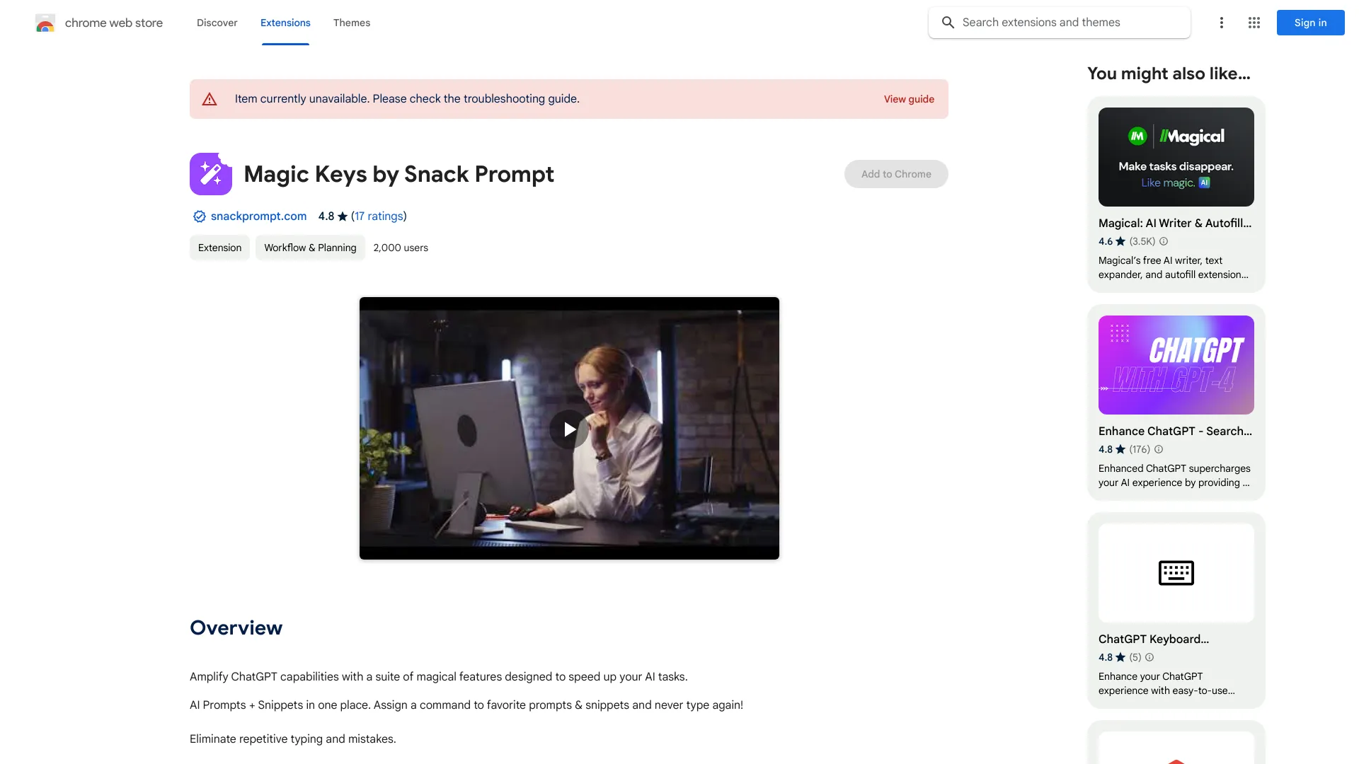 Magic Keys by Snack Prompt: Try Top AI Tools | AI Talent Space